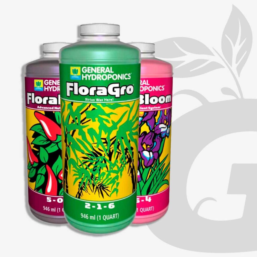 General Hydroponics Flora Series Trio | Personalizable – Green Grow ...